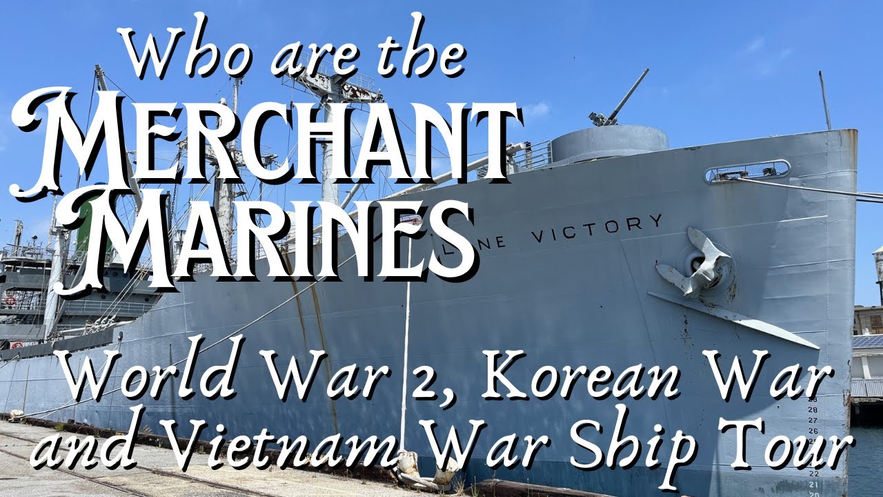Who Are the Merchant Marines? World War 2 S.S. Lane Victory Ship Tour ...