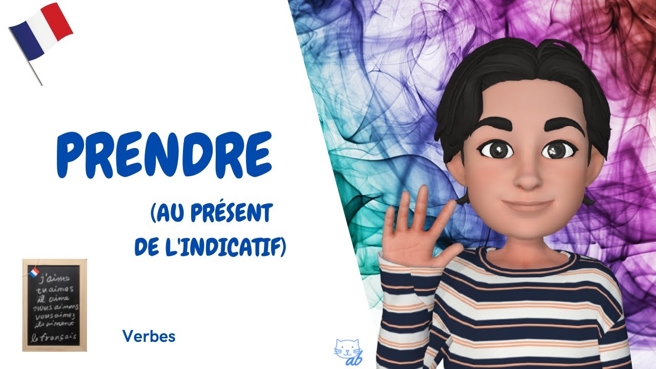 Verbe PRENDRE au présent de l'indicatif (Verbo PRENDERE al presente ...