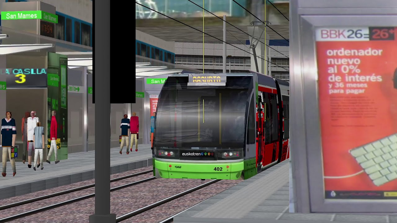 Open Rails / EUSKO TRAM - YouTube