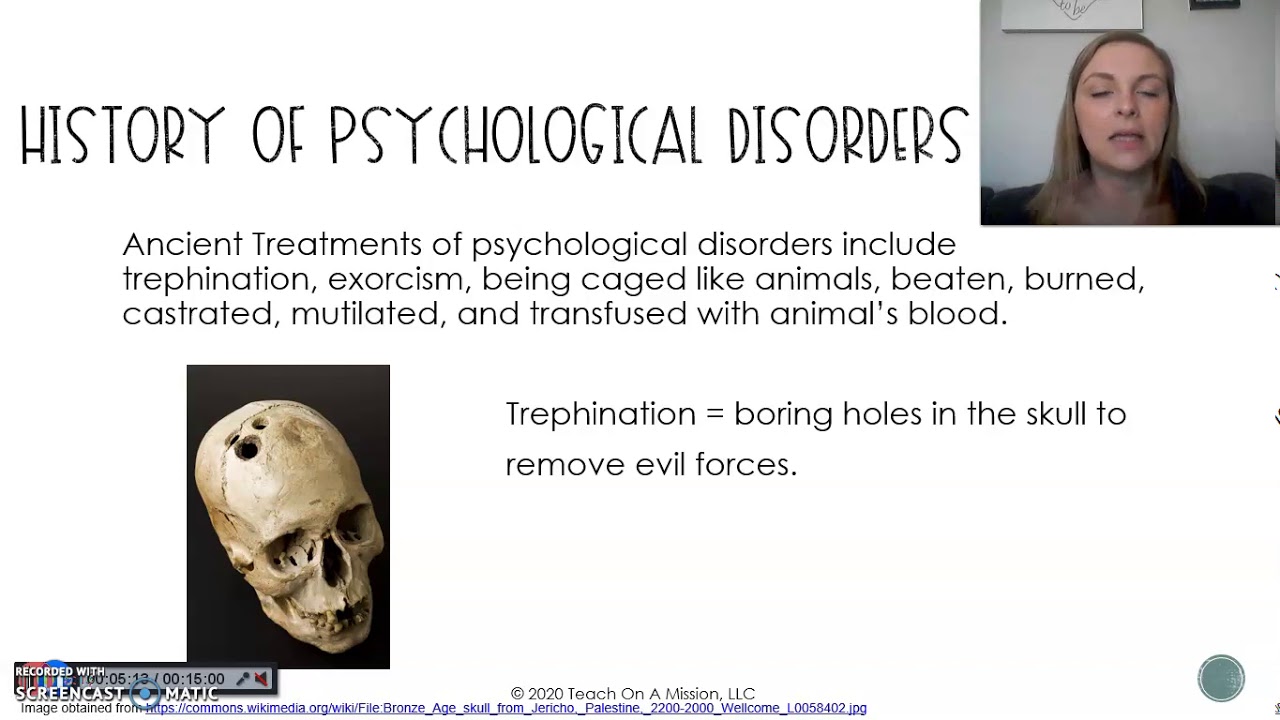 Unit 8 - Intro to psychological disorders (pt. 1) - YouTube
