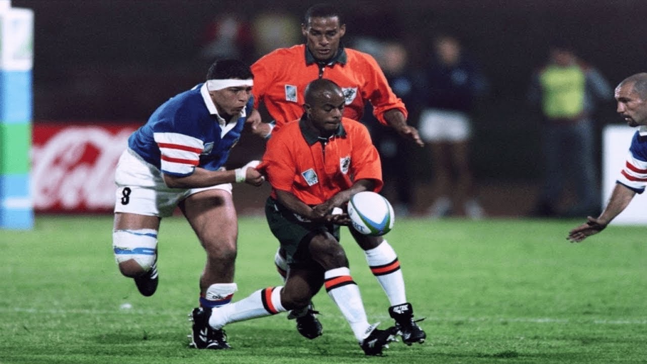 Rugby France Cote d'Ivoire Coupe du Monde 1995 Résumé RWC 1995 - YouTube
