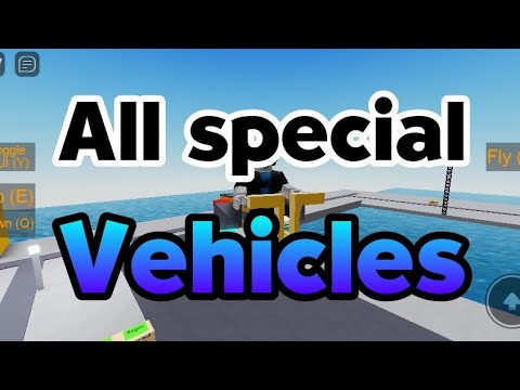 All Special Vehicles | Destroy the ship Roblox - YouTube