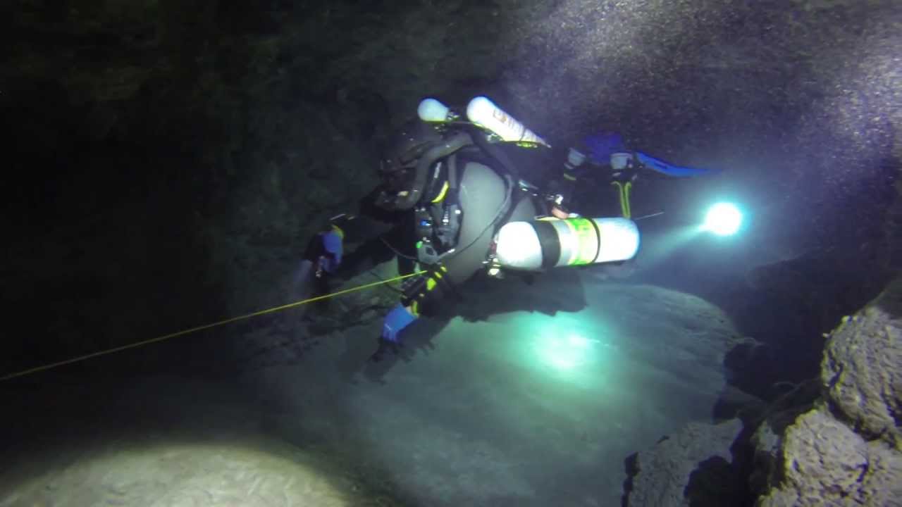 CCR Cave diving Kume Island 2013 with GoPro3 - YouTube