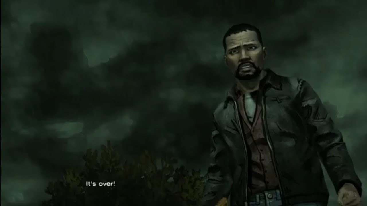 The Walking Dead Lee Everett Kills Andy St John - YouTube