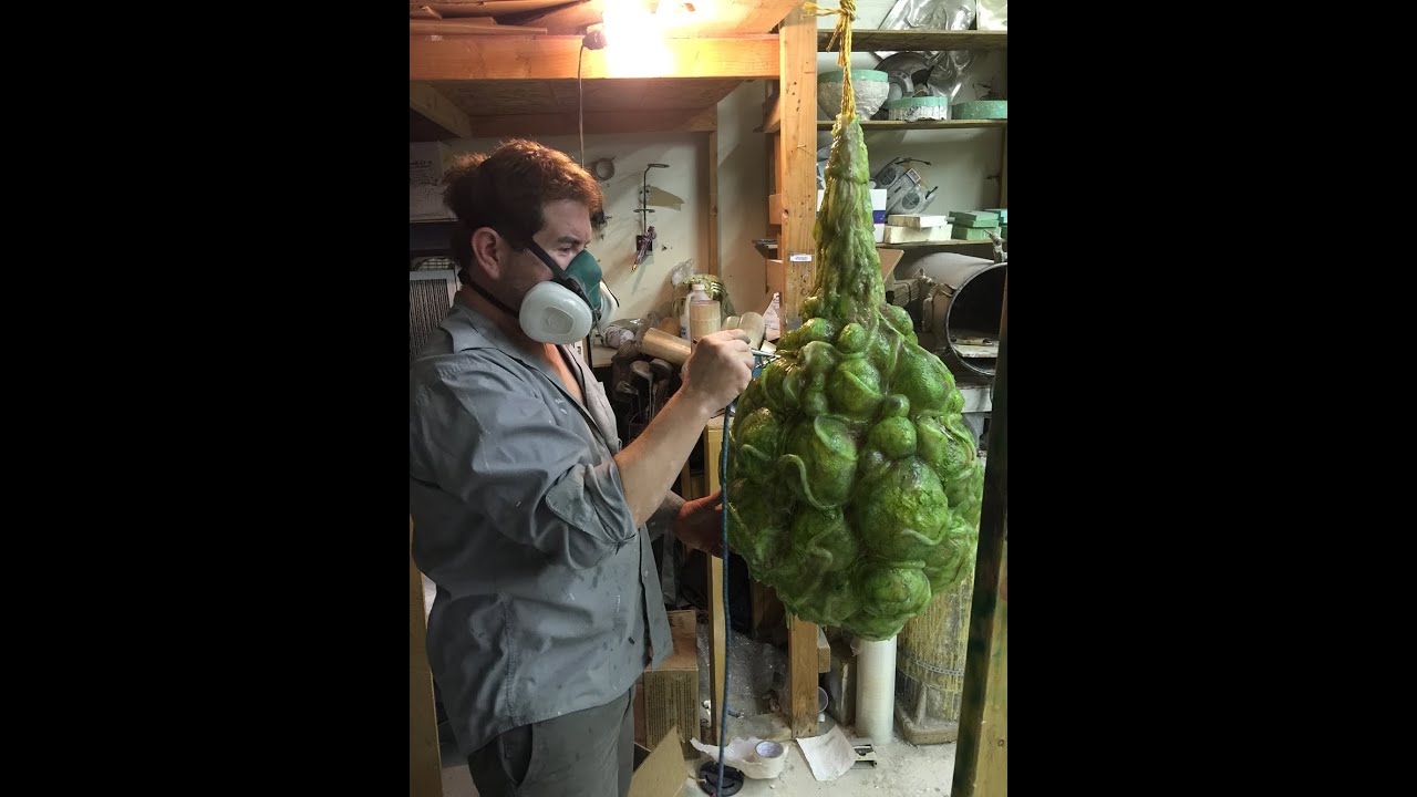 Practical Visual Effects Test - Prosthetic Alien Chrysalis - YouTube