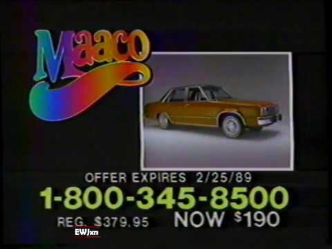 1989 Maaco "Famous 1/2 and 1/2 Car" TV Commercial - YouTube