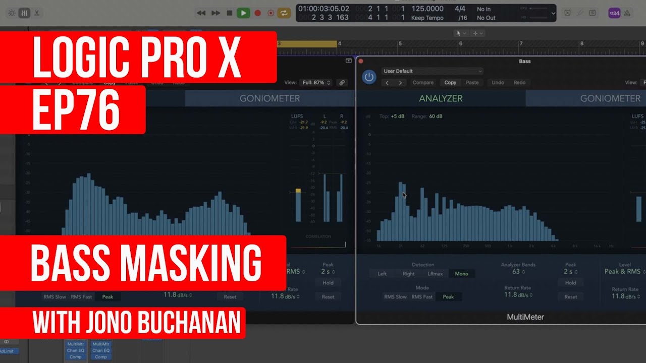 LOGIC PRO X - Bass Masking - YouTube