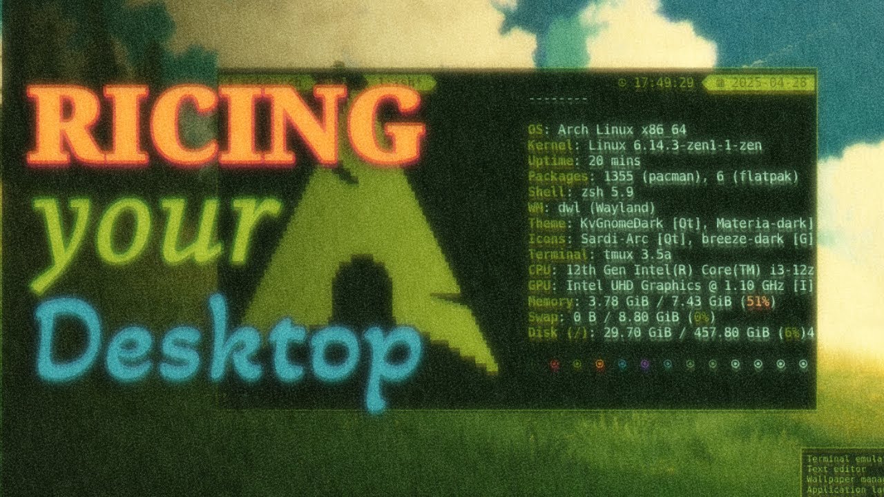 THE Linux Ricing Handbook - YouTube