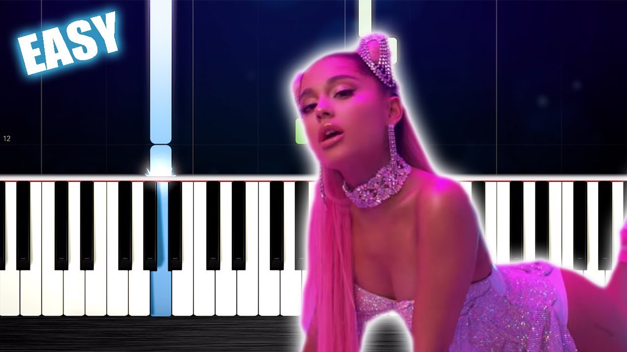 Ariana Grande - 7 rings - EASY Piano Tutorial by PlutaX - YouTube