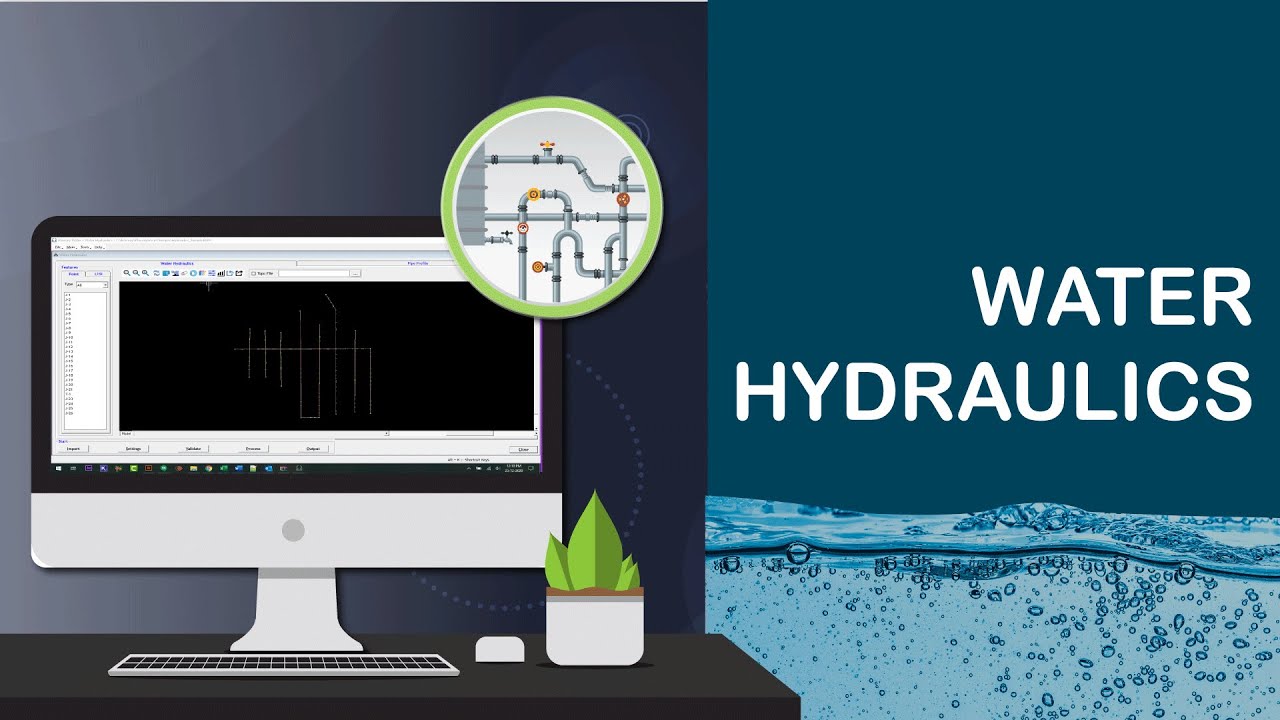 Water supply design software - Water Hydraulics - YouTube