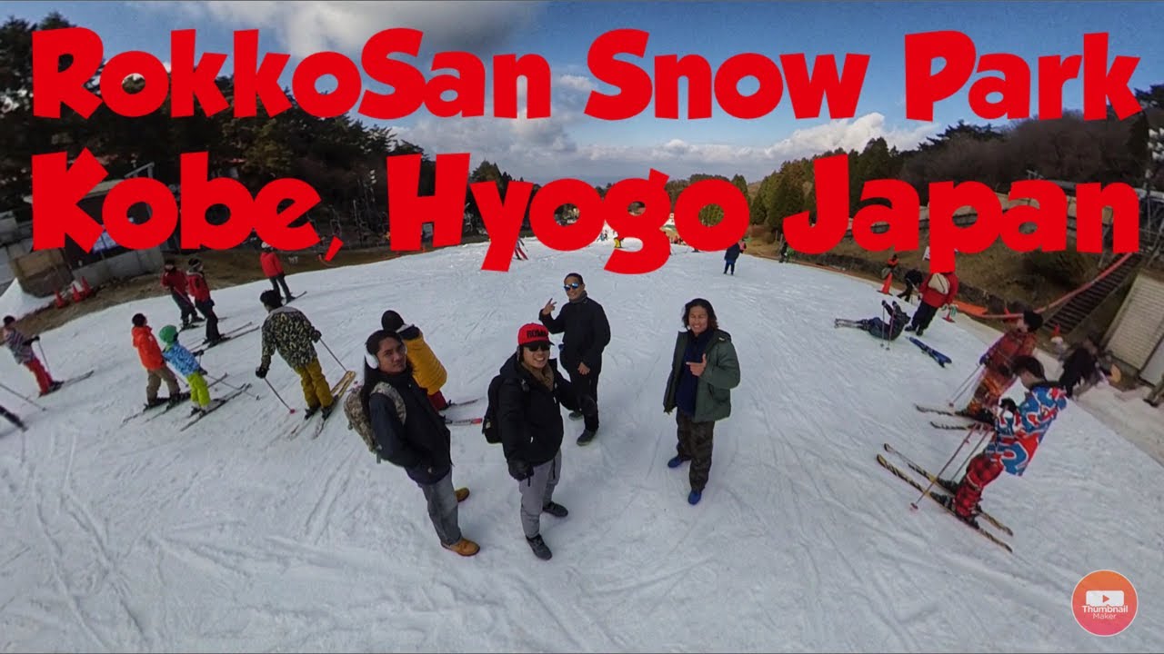 RokkoSan Snow Park Kobe, Hyogo Japan - YouTube