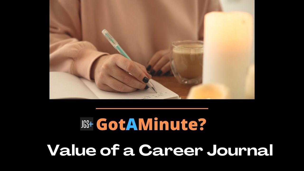 Using Your Career Journal to Enhance Your Job Search - YouTube