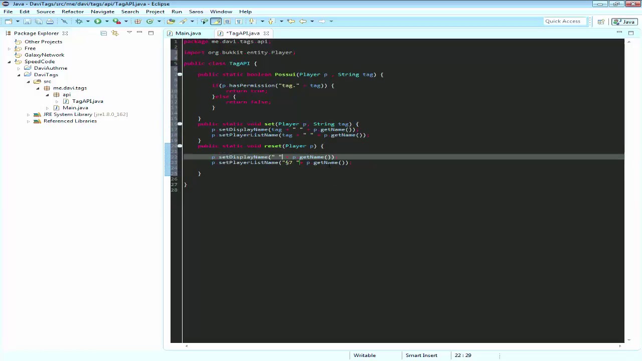 [MINECRAFT CODE] SpeedCode #2 [Sistema de Tag Simples] - YouTube