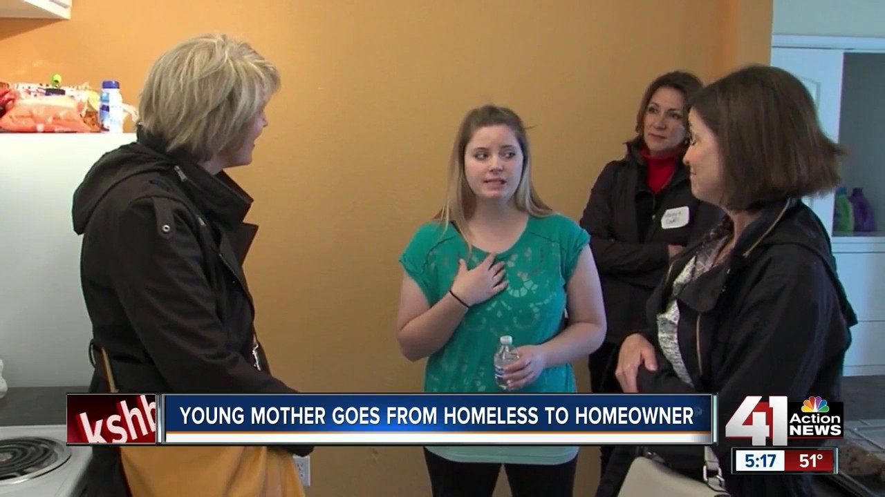 Shelter gives single mom fresh start with home - YouTube