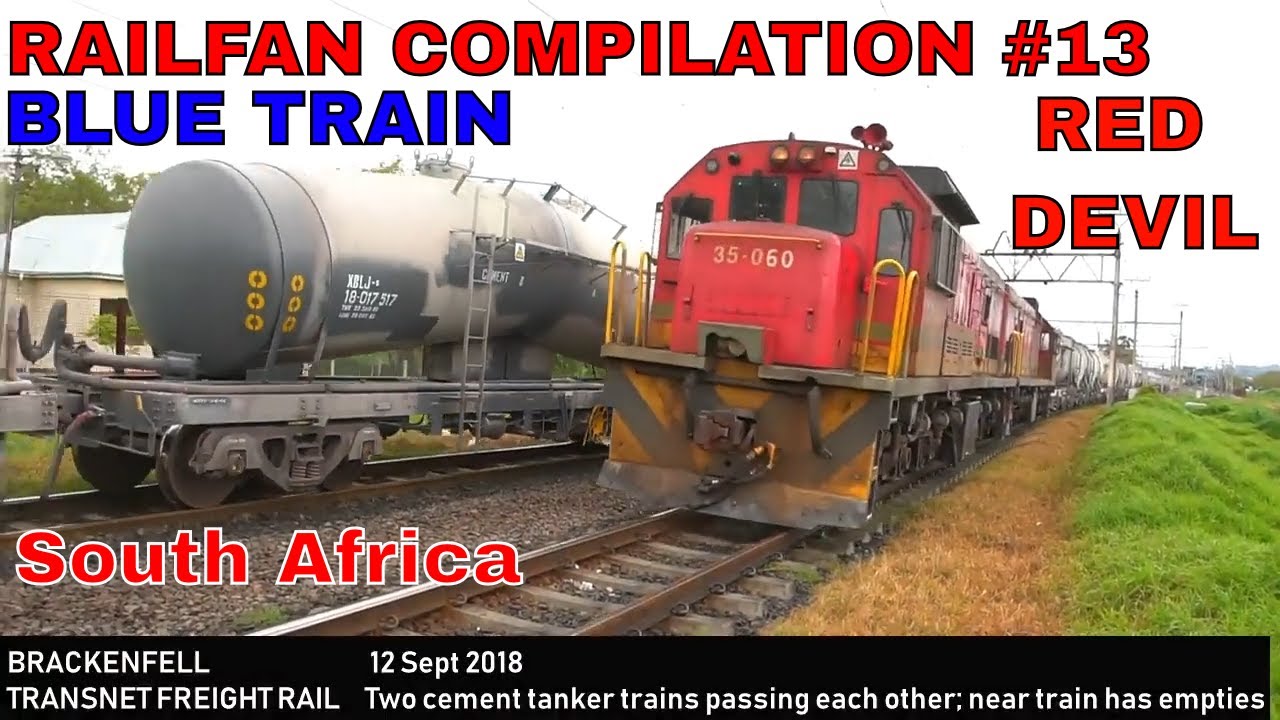 BLUE TRAIN, RED DEVIL, SHOSHOLOZA & TRANSNET Freights - RAILFAN ...