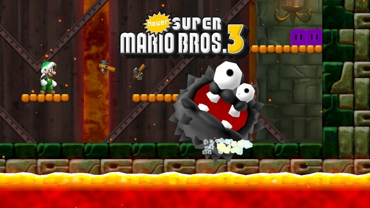 Newer Super Mario Bros 3. Wii #12 Walkthrough 100% - YouTube