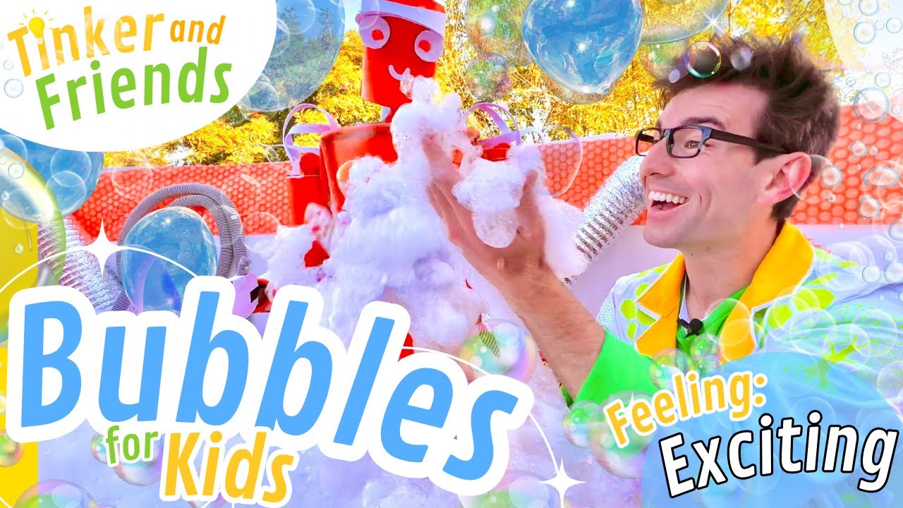 Bubble Machines with Tinker - Robots Play with Bubbles for Toddlers ...