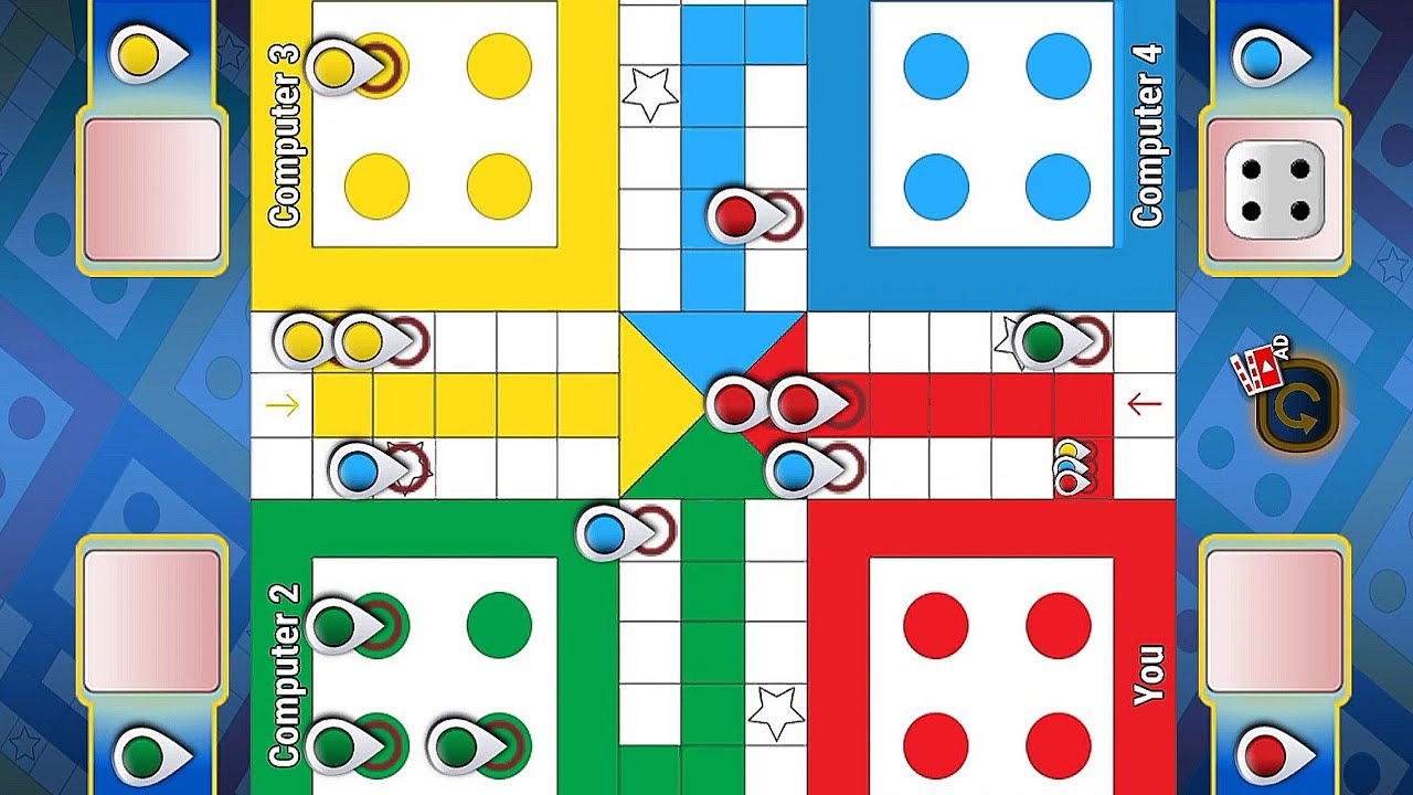 Ludo game in 4 players | Ludo King 4 players | Ludo gameplay #1406 ...