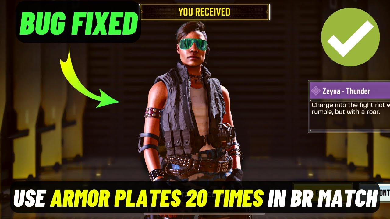 Use Armor Plates 20 times in BR Matches MISSION BUG FIXED Cod Mobile ...