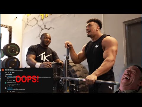 Khaled's "first ever bench press" is 150 kg??? - YouTube