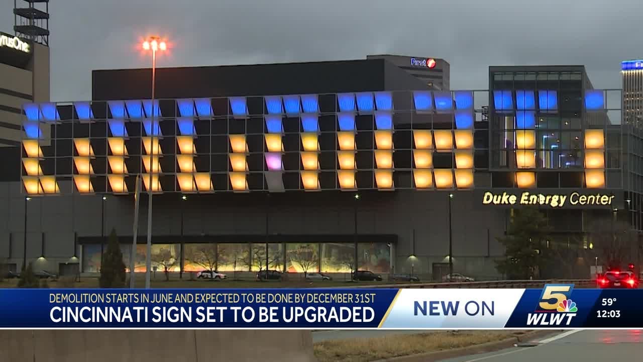 Big changes coming to iconic 'Cincinnati' sign downtown - YouTube