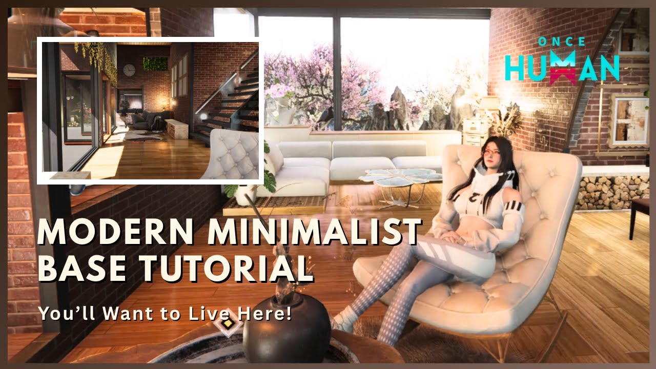 Once Human | Harmony Base Build Tutorial (Modern Minimalist Design ...
