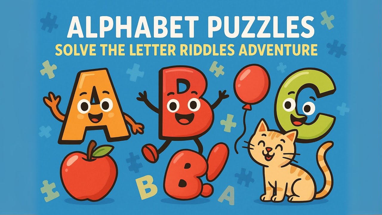 Alphabet Riddles Adventure | Fun ABC Puzzle Song for Kids - YouTube