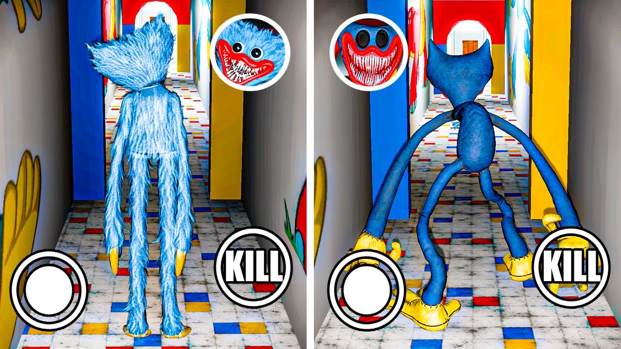 Playing as OLD HUGGY WUGGY vs NEW HUGGY WUGGY in Garry's Mod! - YouTube