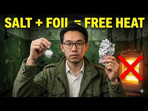 Salt + Aluminum Foil = Free Heat Forever - Can’t Patent It. Now Illegal in 23 States.