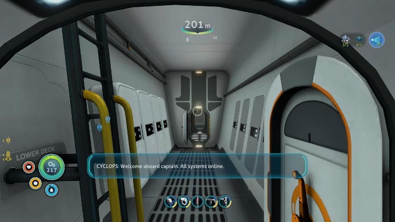 Subnautica - Rare Cyclops voice line - YouTube