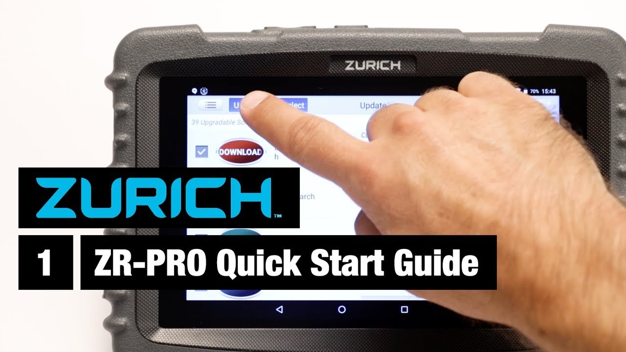 Zurich ZR Pro Quick Start Guide - YouTube