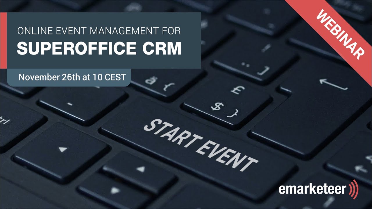 On-demand webinar: Online event management for SuperOffice with ...