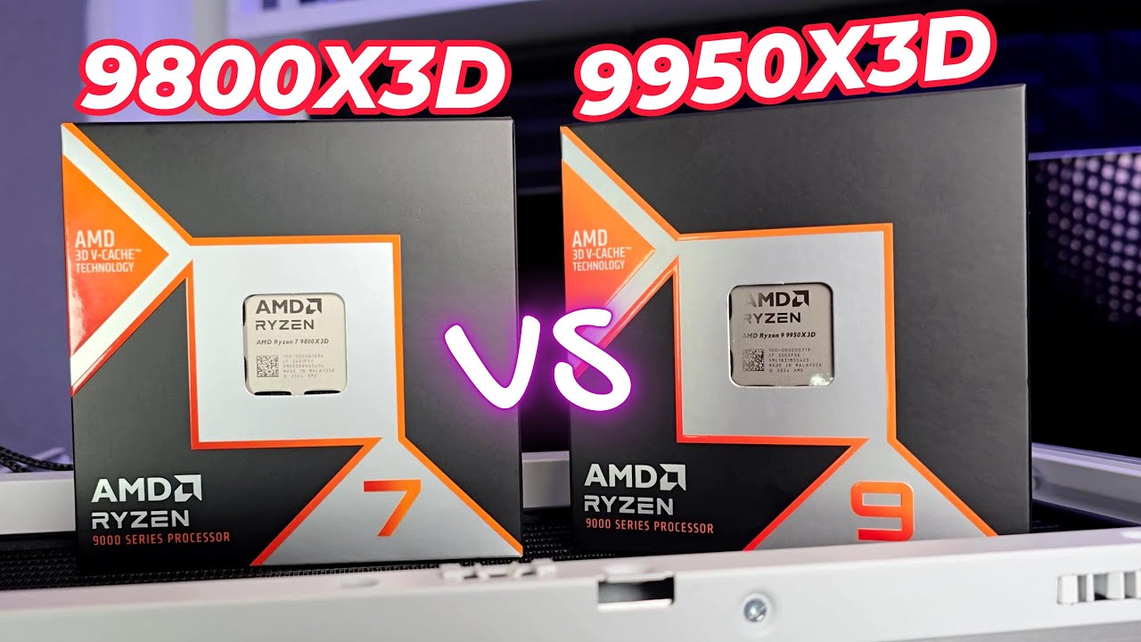 RYZEN 9950X3D VS 9800X3D - Which one do YOU need? - YouTube