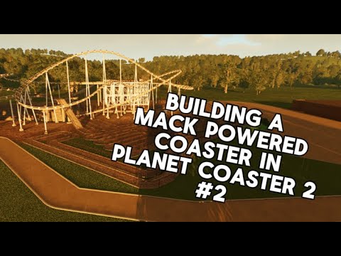 Starting The Queue And Shop | Building A Mack Powered Coaster in Planet ...