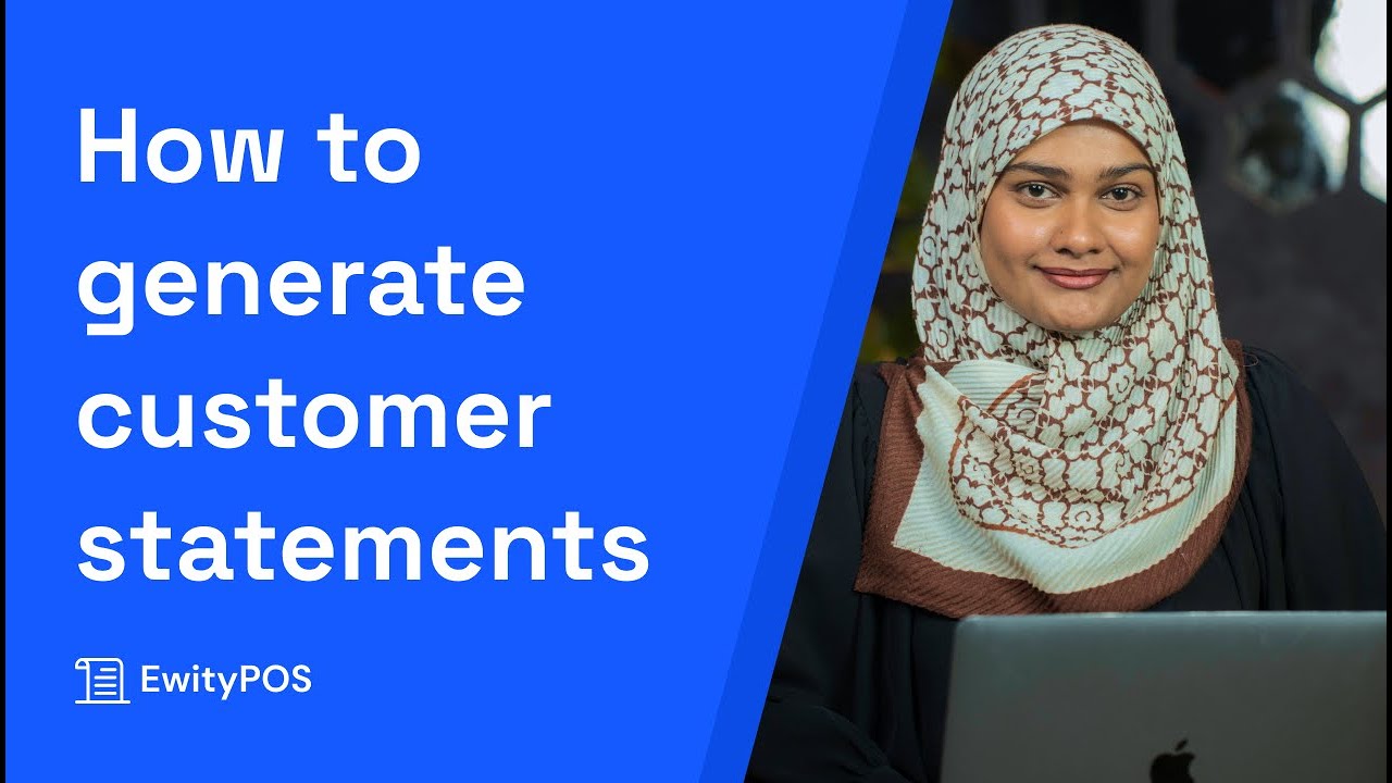 How to generate customer statements - YouTube