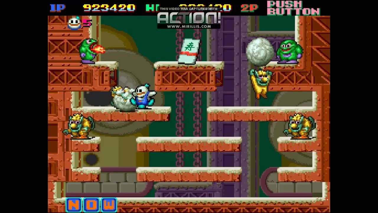 Snow Bros bonus 3 - YouTube