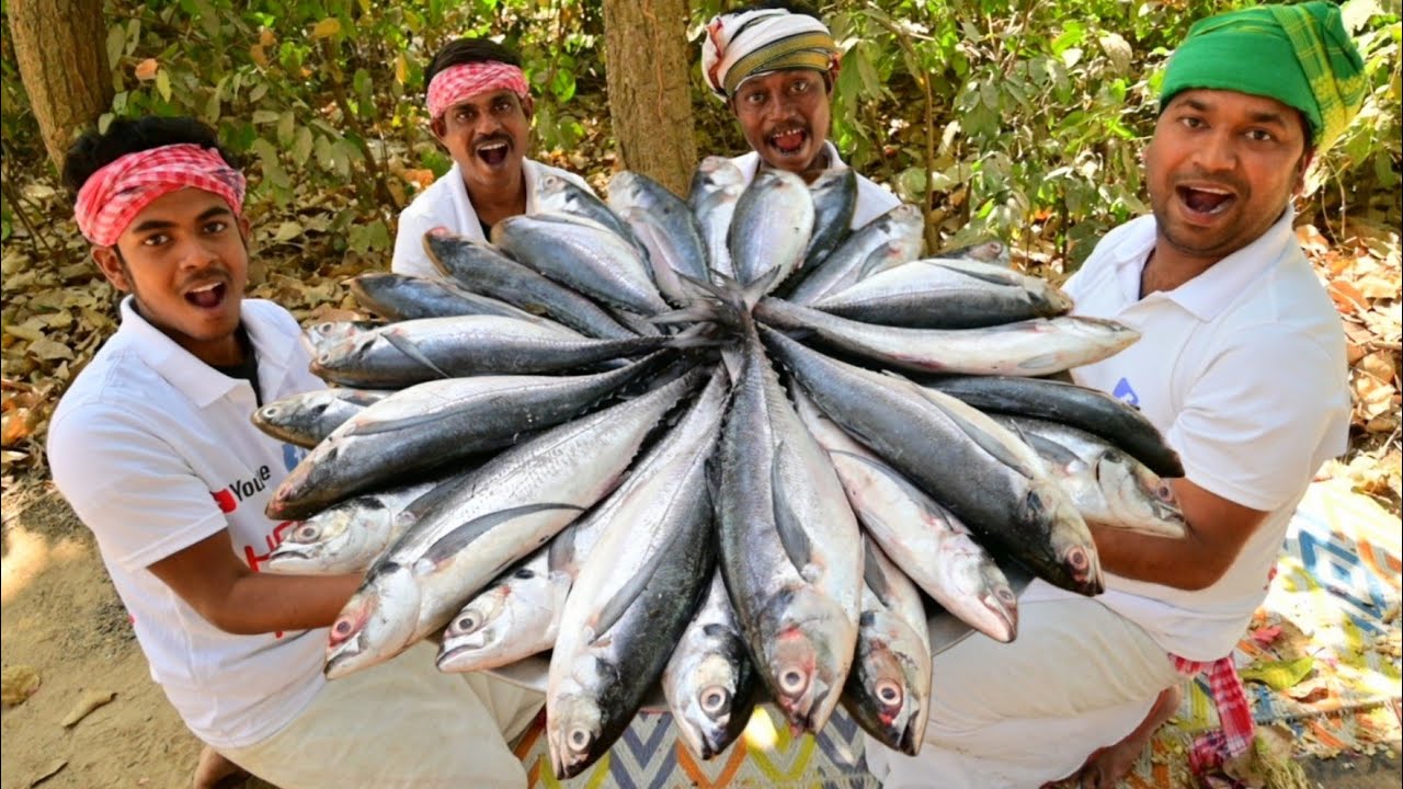Special Kokila Fish Curry || 25 KG Kokila Fish cooking for village ...