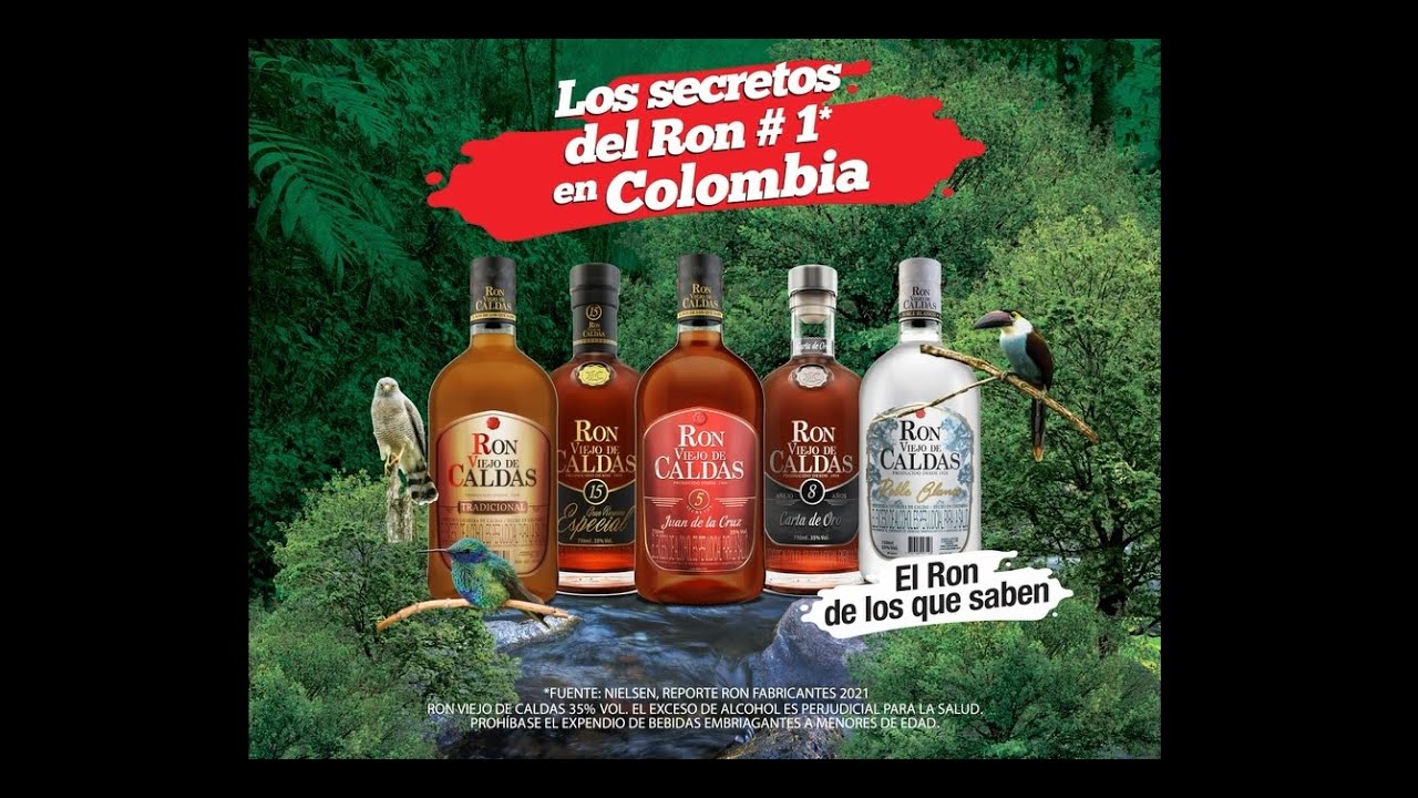 Los secretos del ron #1 en Colombia: Ron Viejo de Caldas - YouTube