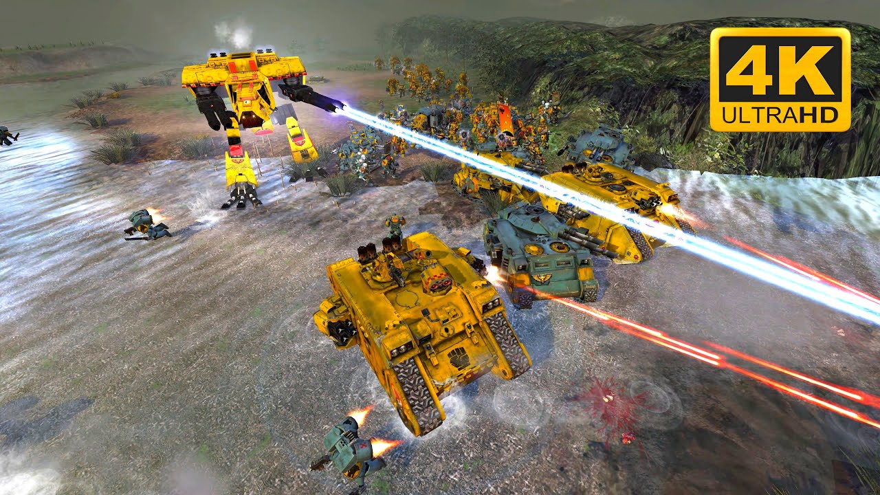 Space Marines HEROICALLY STOP HUGE HORDES of Da Orkz! - Warhammer 40K ...