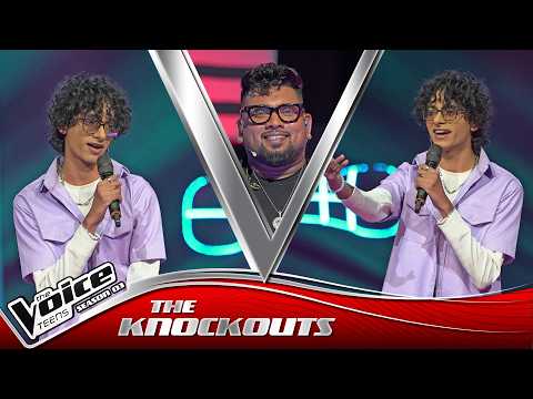 Thewindu Amaneth | MOHINI (මෝහිණී) | The Knockouts | The Voice Teens Sri Lanka S3