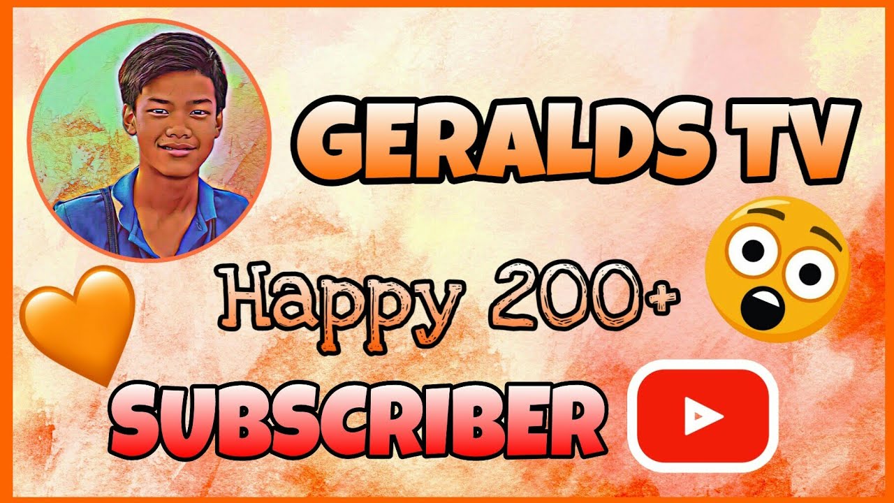 HAPPY 200+ SUBSCRIBER (THANK YOU) - YouTube