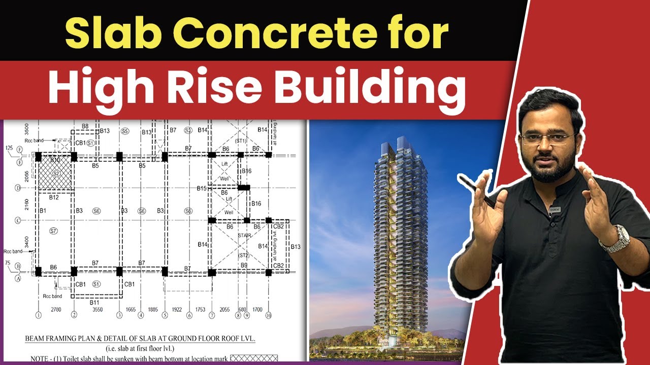 Slab Concrete for High Rise Building | with Drawings & Calculations ...