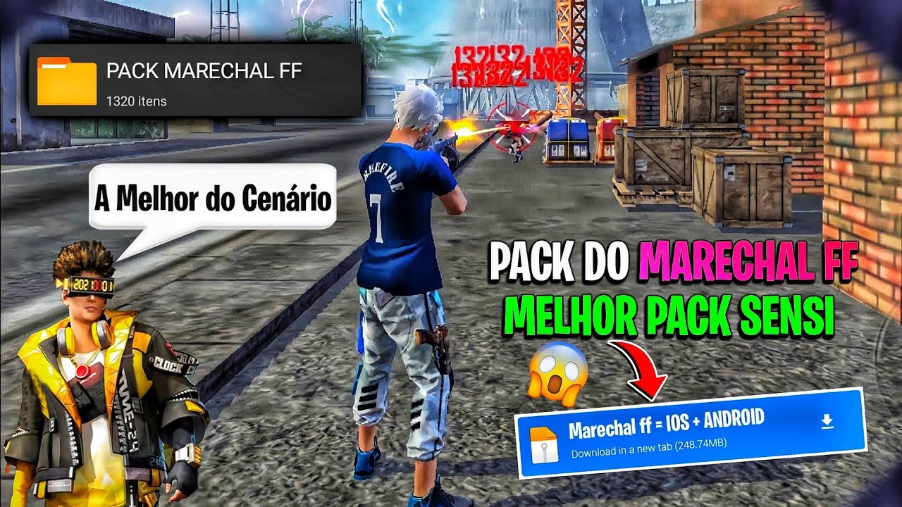 ☑️PACK DE SENSI MOBILE XITADOS E ACTUALIZADOS [MARECHAL FF] (MELHOR ...