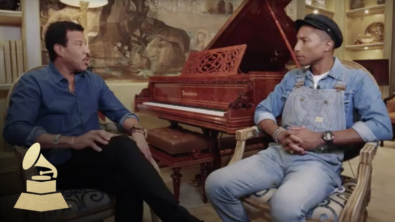 Lionel Richie and Pharrell Williams Interview | 58th GRAMMYs - YouTube