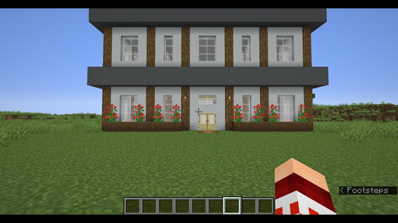 Minecraft Modern Office Building Exterior Tutorial - YouTube