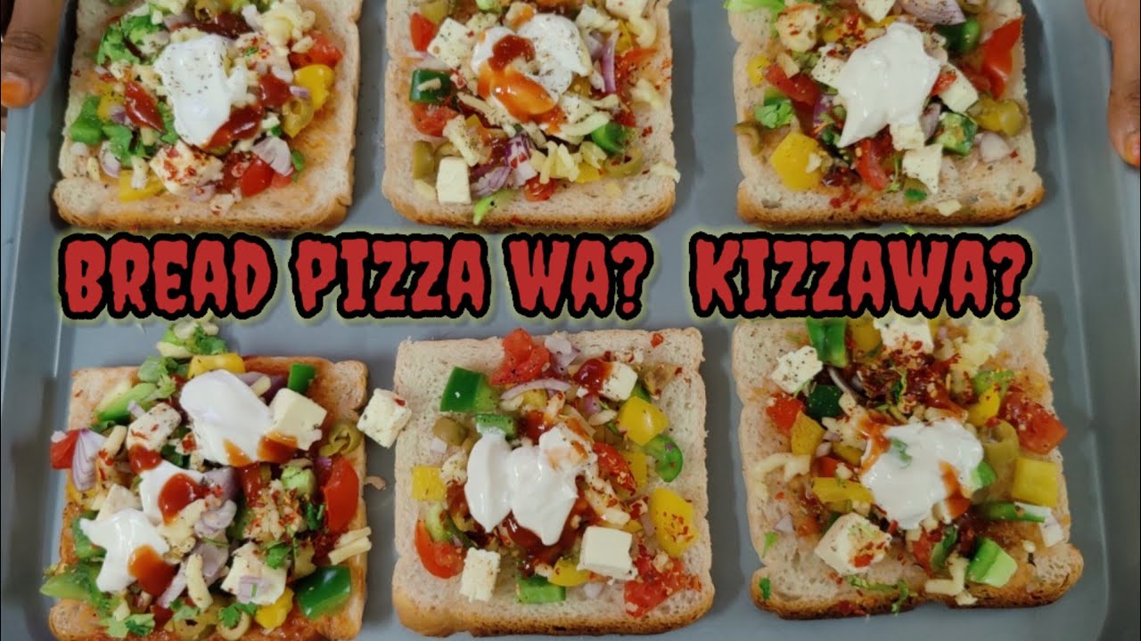 Easy bread pizza (kizza)in GAZZAS|எளிய பிரட் பிஸ்ஸா - YouTube