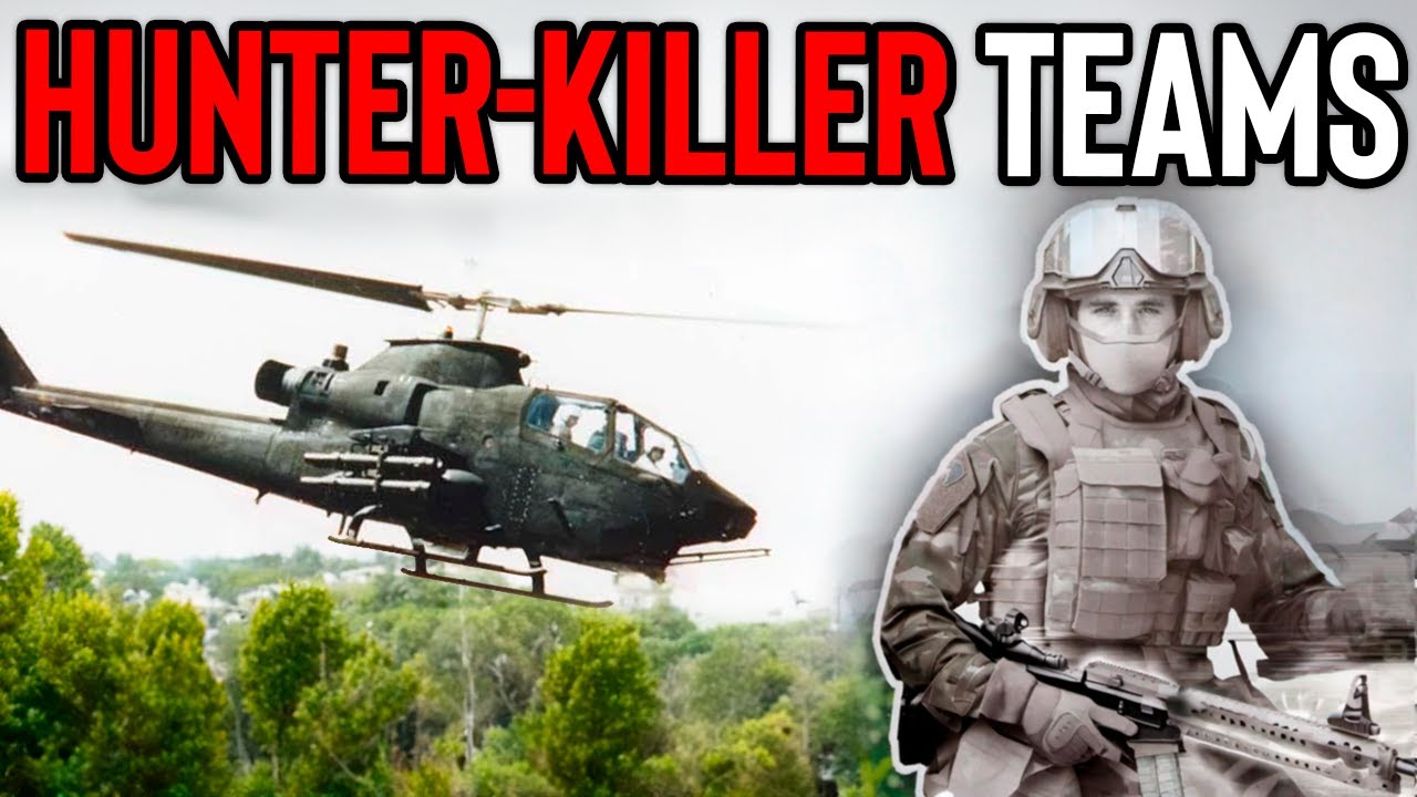 The Mysterious Helicopter Hunter Teams Of The Vietnam War - YouTube