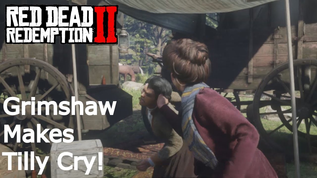 Susan Grimshaw Roasts Tilly Jackson In The Camp/Hidden Scene/ Red Dead ...