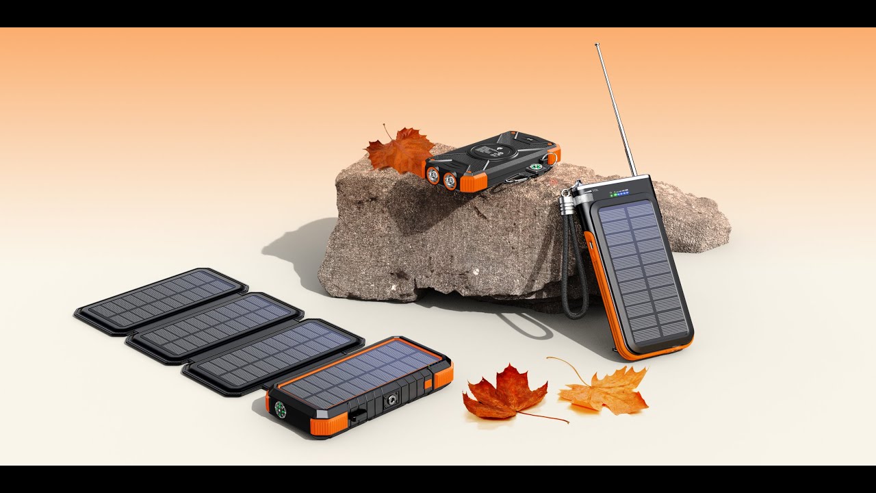 BLAVOR PD18W &QC3.0 Fast Charging Solar Power Bank Review Unboxing and ...