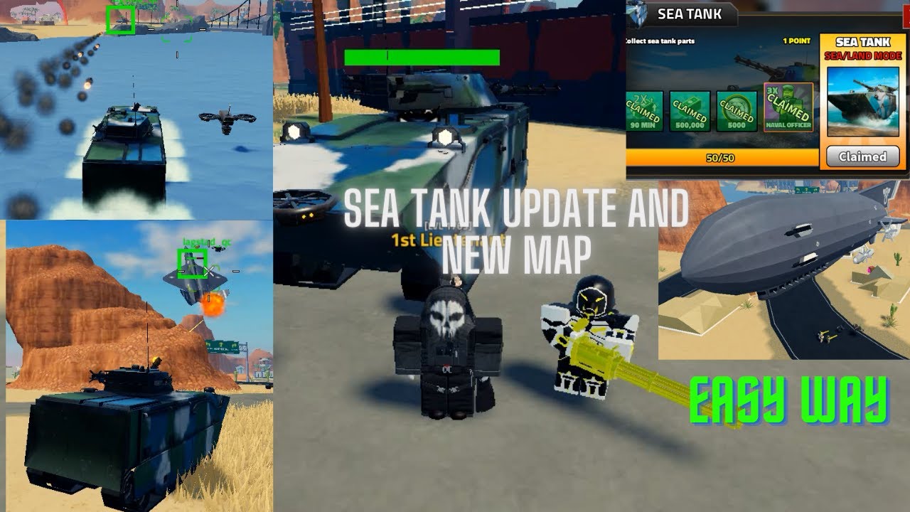 Military Tycoon Sea Tank Update and New Map in Military Tycoon Roblox ...